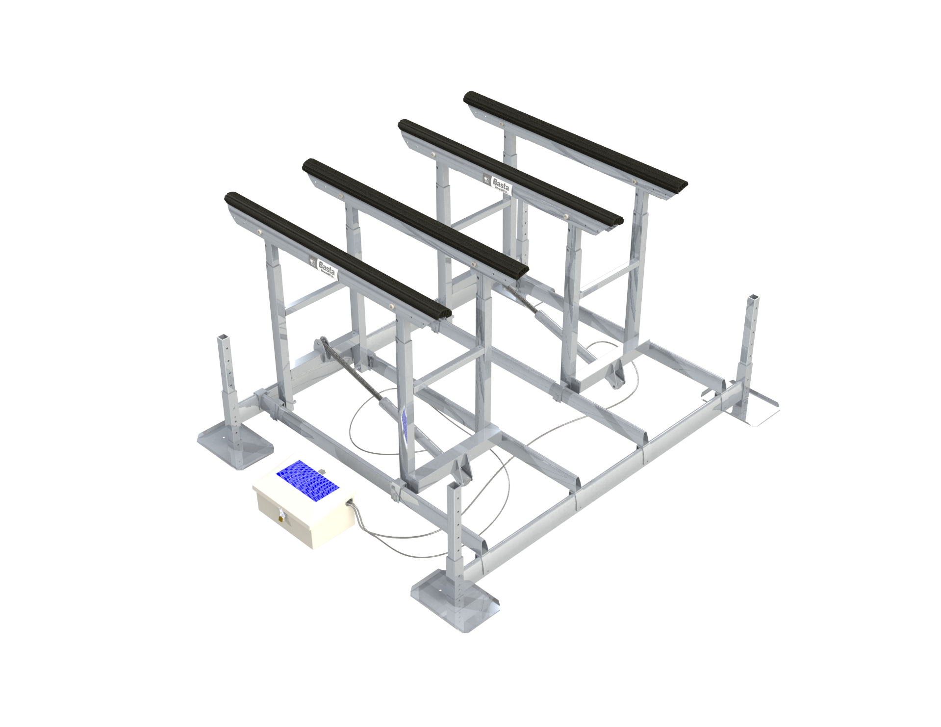 2,000 LB Capacity Basta Double PWC Lift – Northwest Boat Lifts